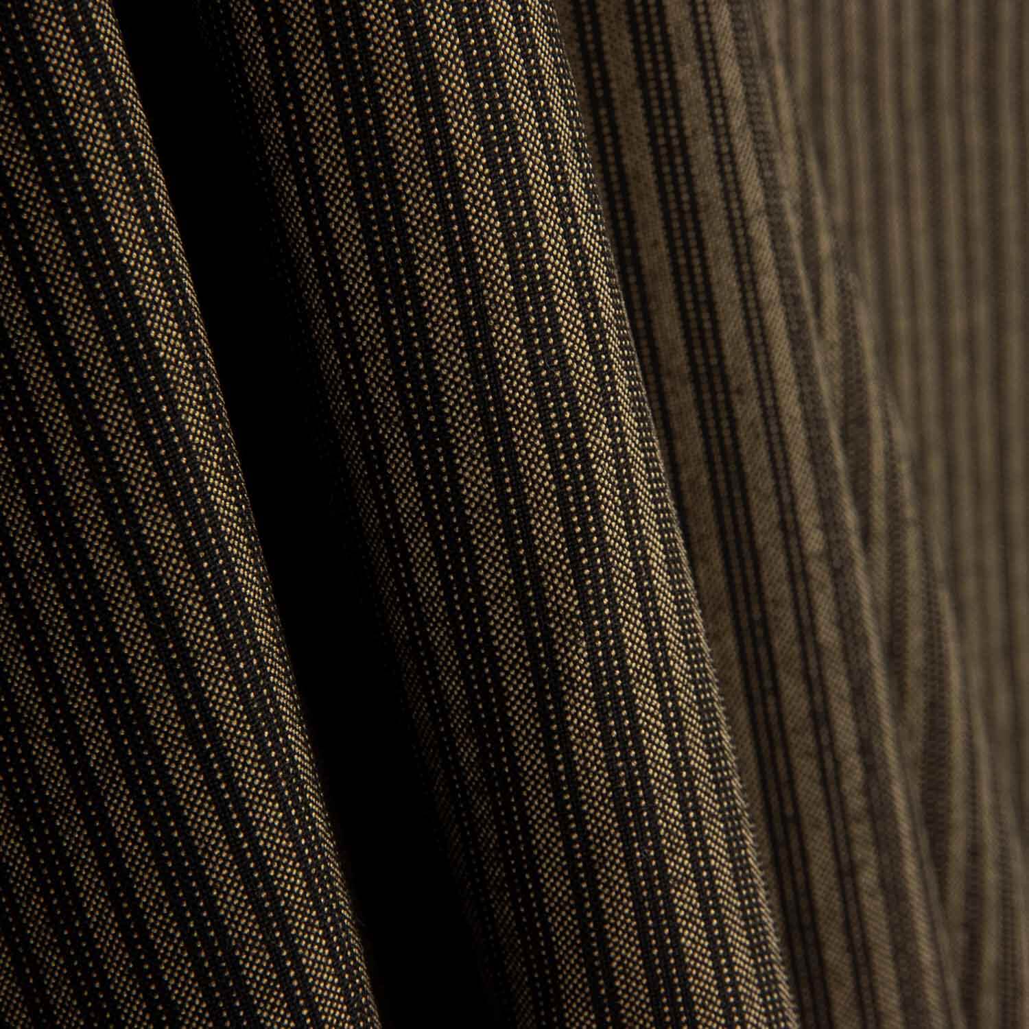 Tecido Chester Campero Listrado Castanho e Bege | Jacquard 150 cm ...