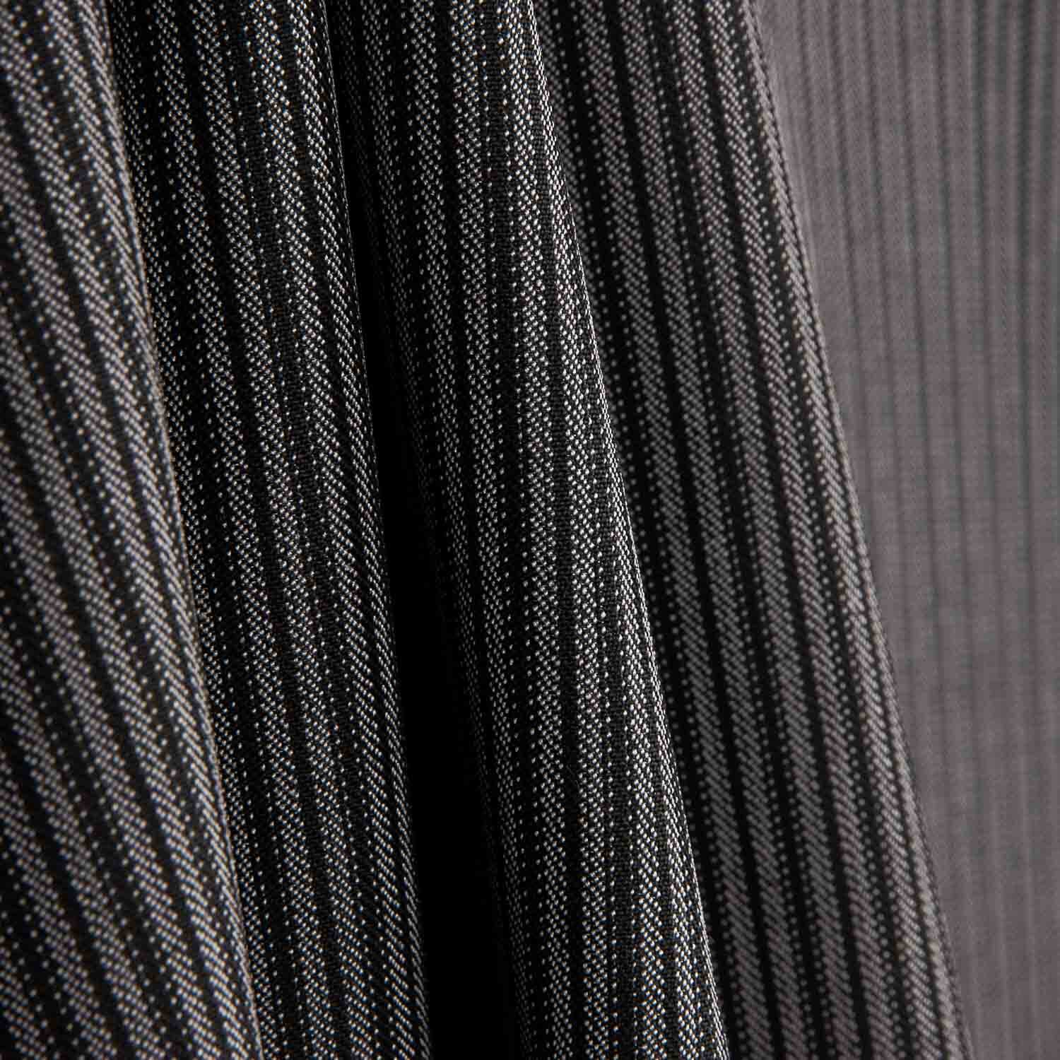 Tecido Chester Campero Listrado Cinza | Jacquard 150 cm – Ribes & Casals