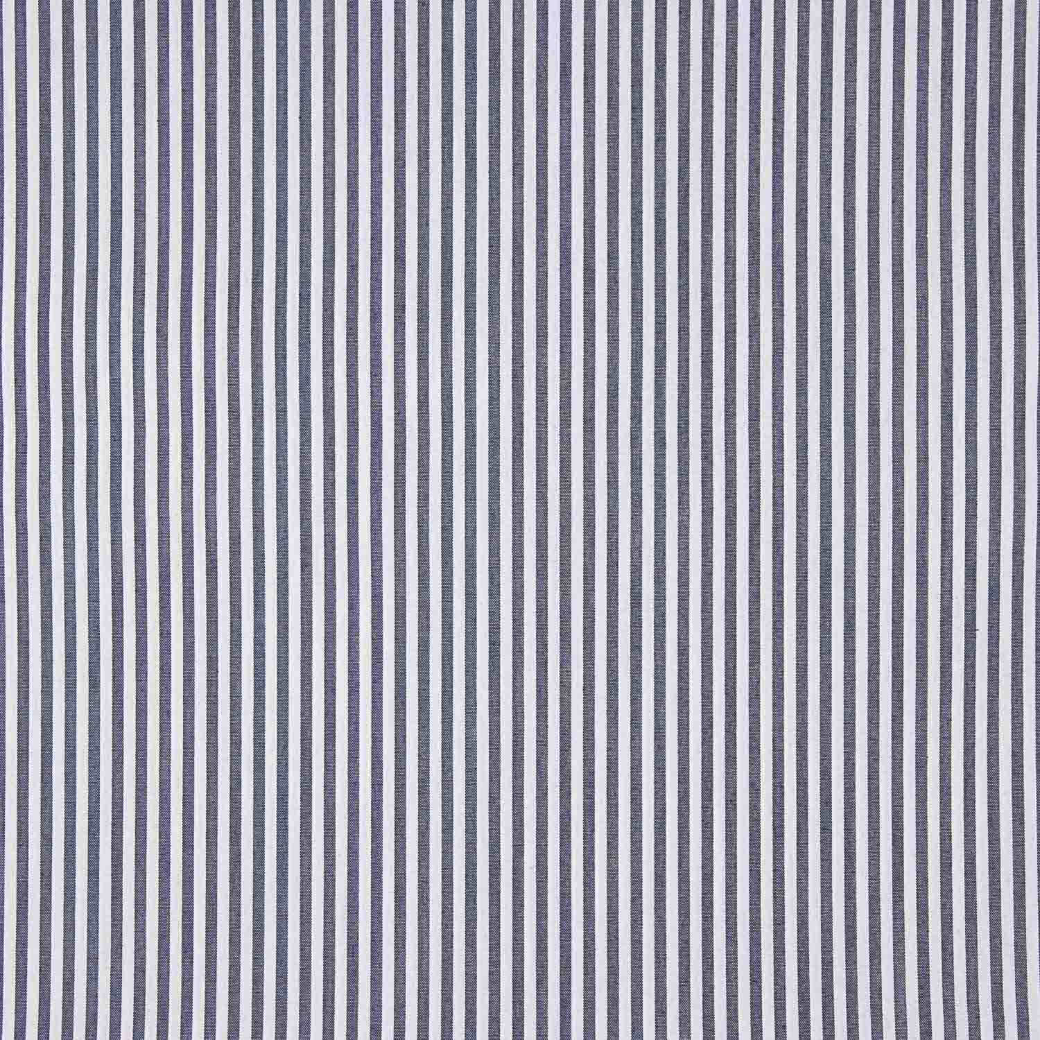 Tecido às riscas azul-marinho pequeno 40 160 cm | Algodão e poliéster ...
